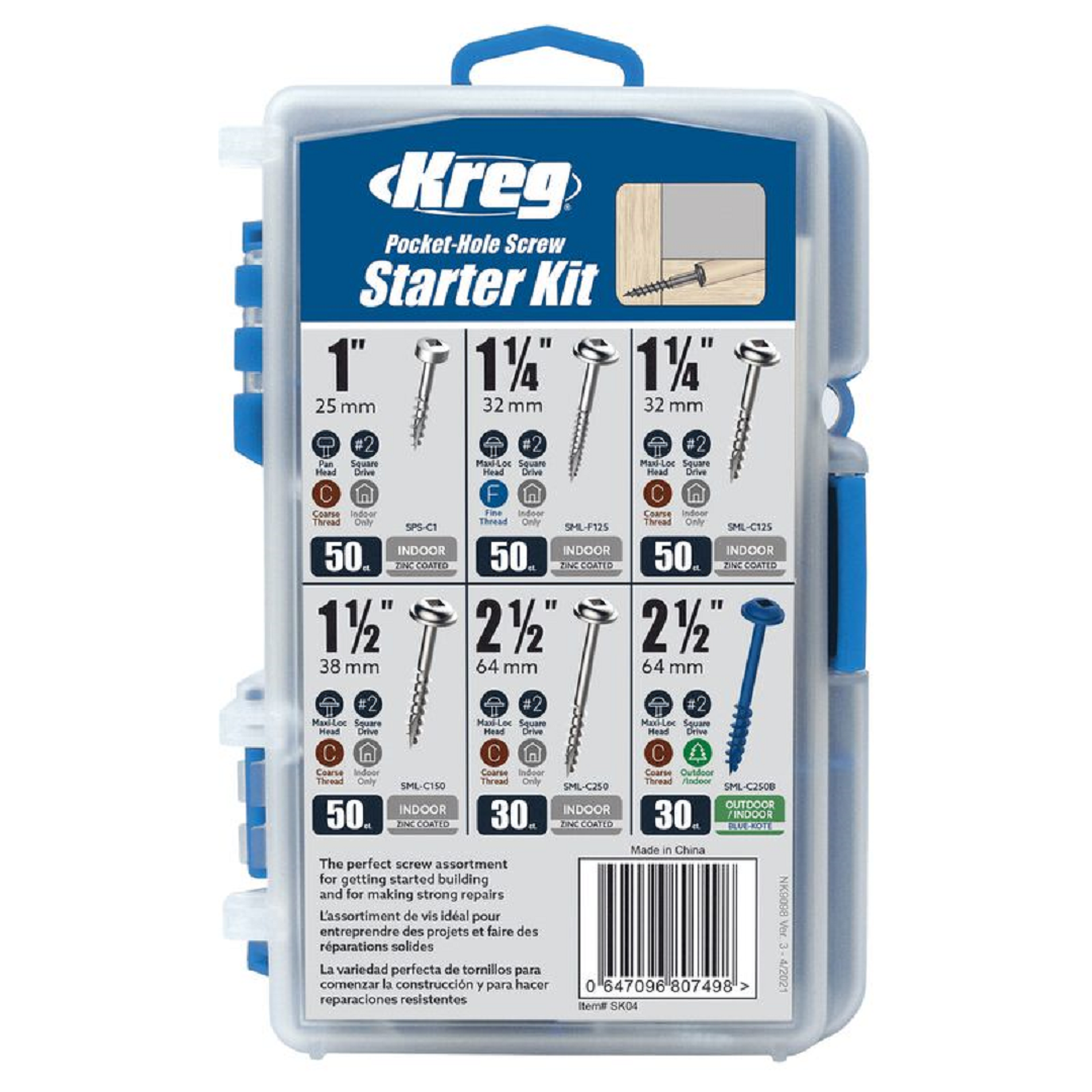 Pocket-Hole Screw Starter Kit – PMC Machinery