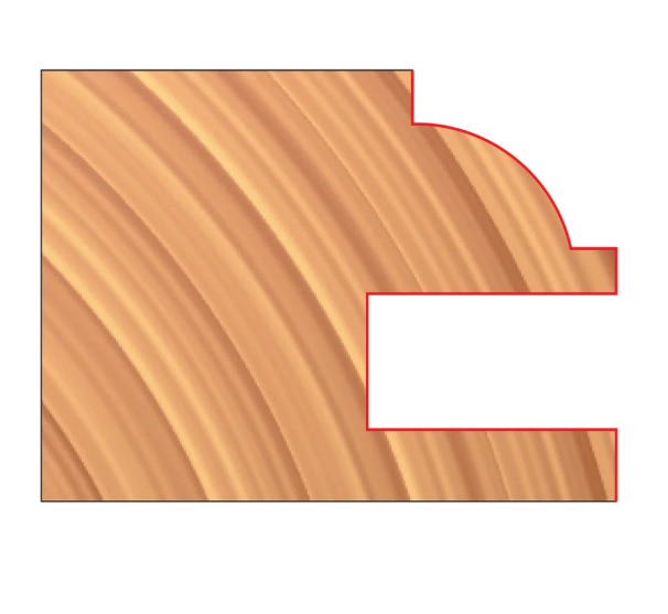 Bead Stile and Rail Set 2‑11/16" x 1" x 3/4" Drawer Lock Cutters – PMC ...